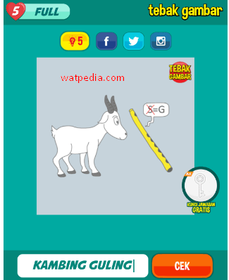 ️ Kunci Jawaban Tebak Gambar Level 1 Nomor 1 Sampai 20 Versi Terbaru ...