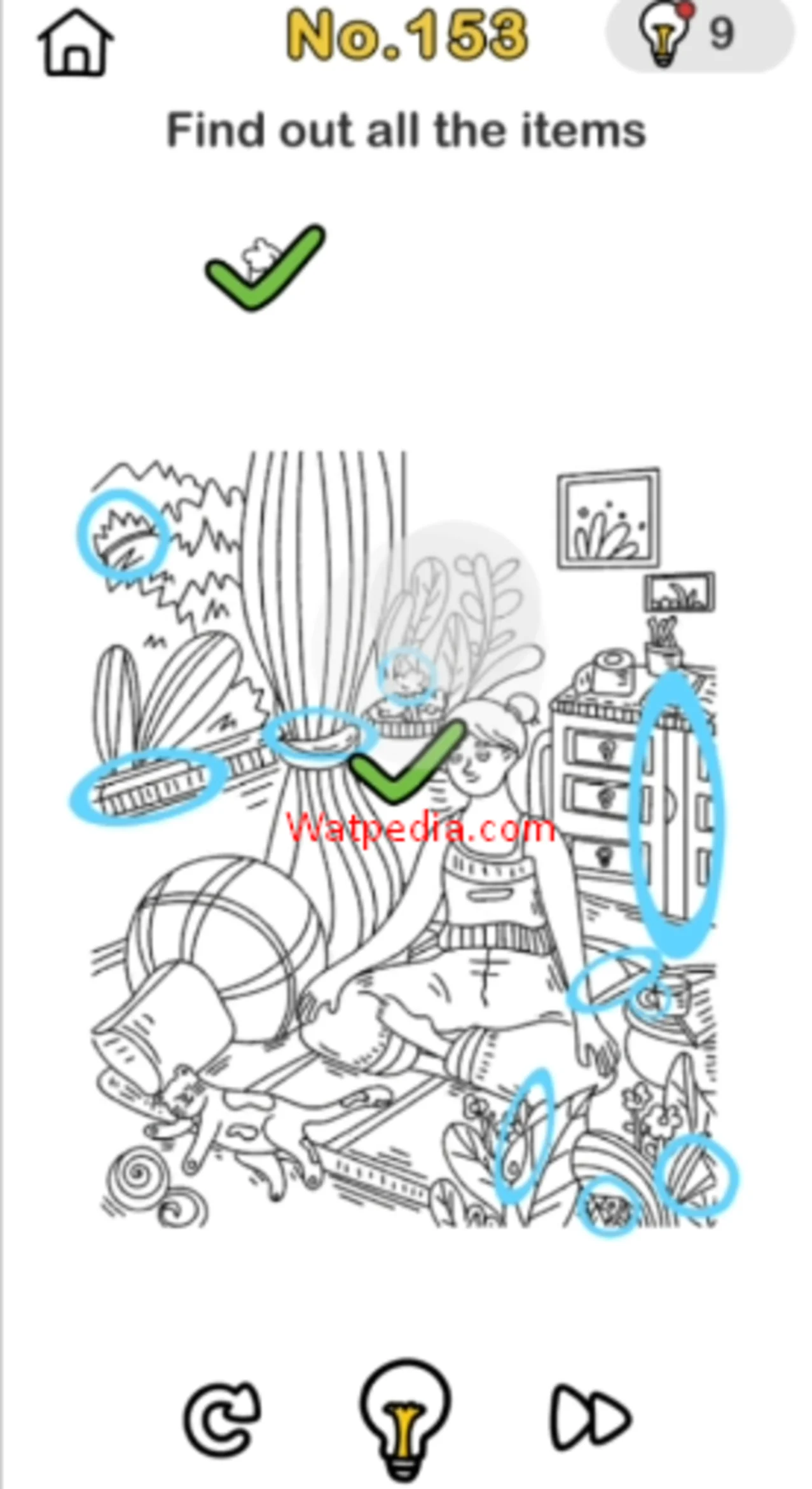 BRAIN OUT Level 153 FIND OUT ALL THE ITEMS